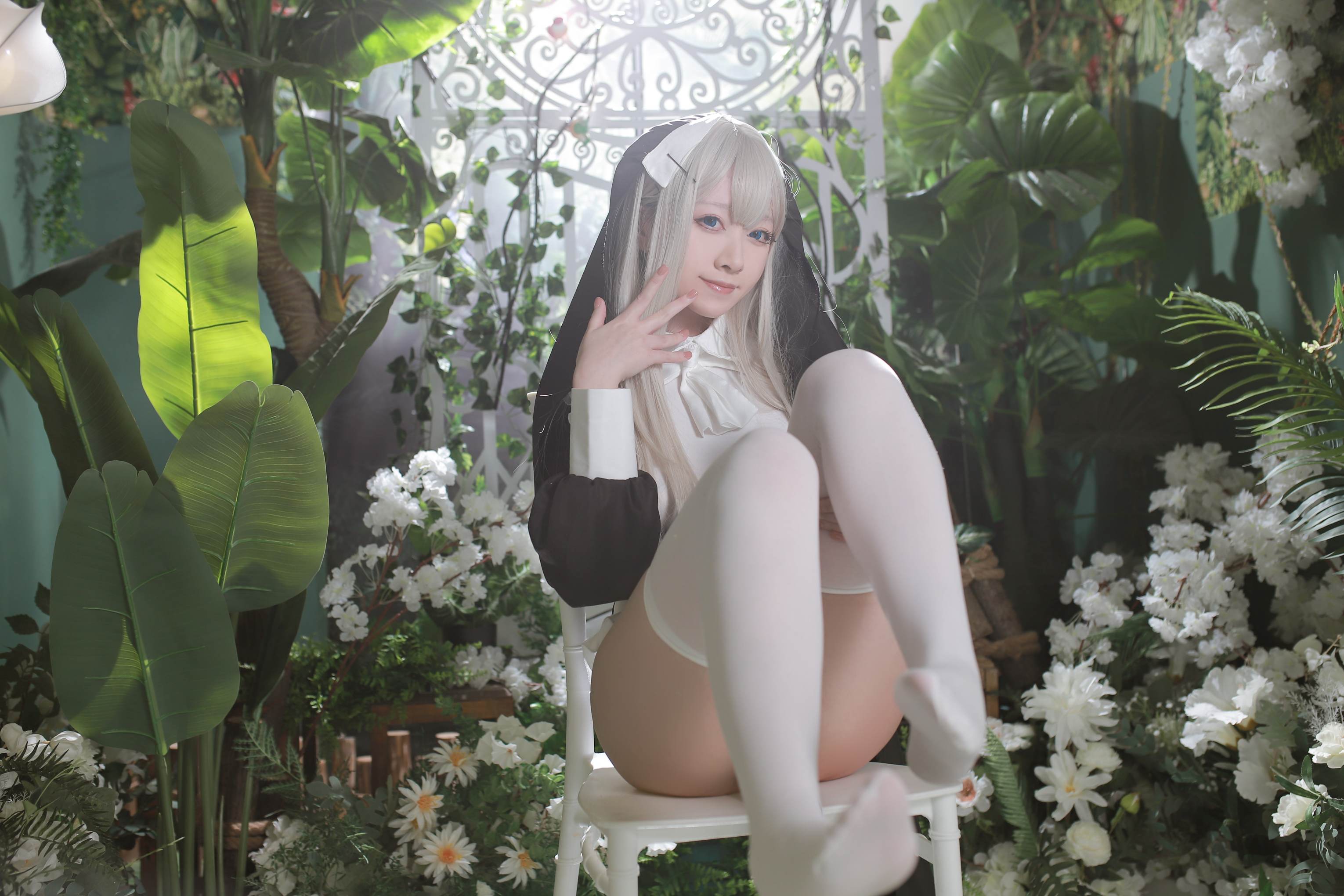 朝霧愛(愛ちゃん)-白丝修女 [56P-718MB] - 柚子肉