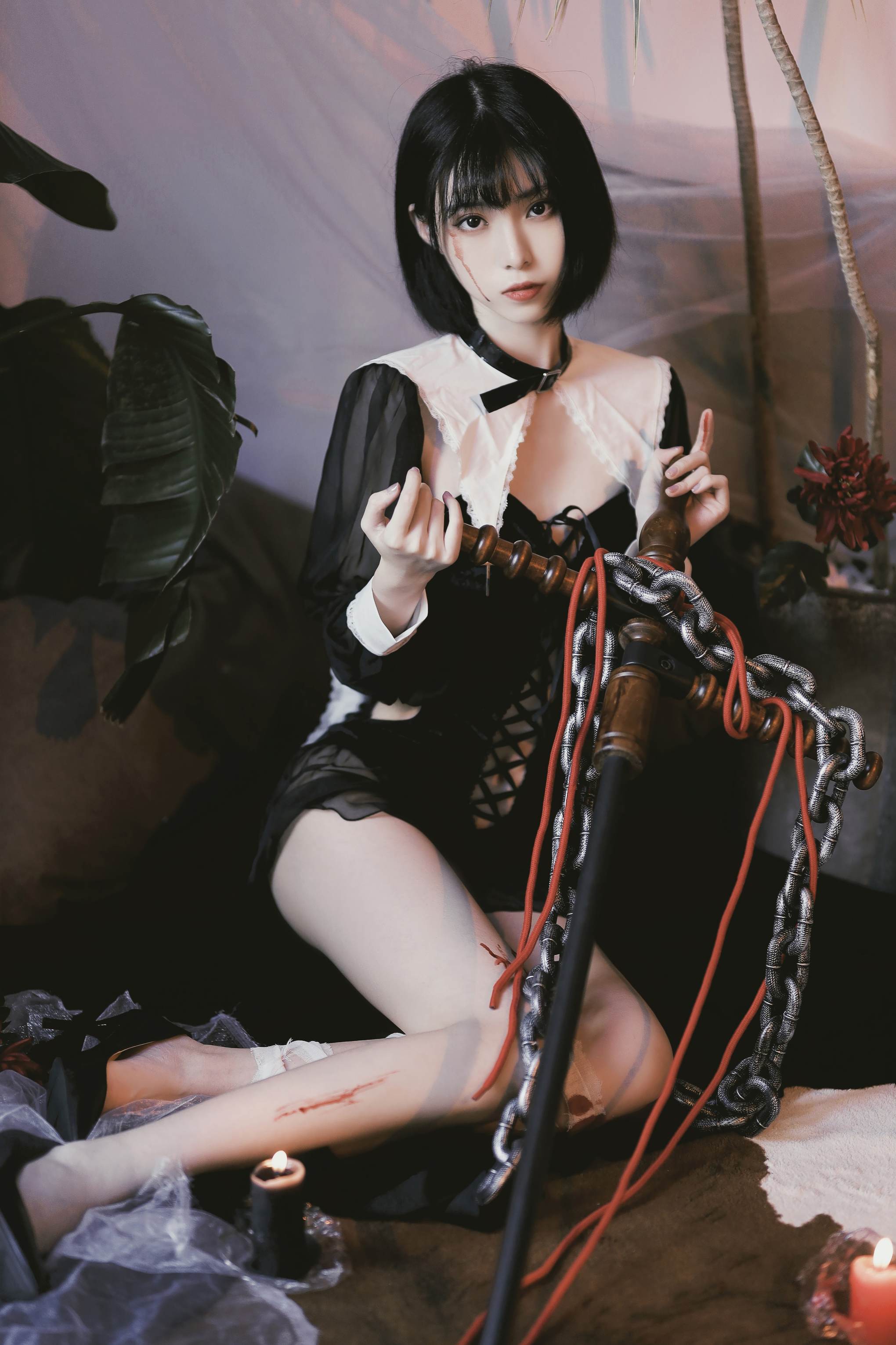 许岚LAN-修女创作 红与黑 [37P-416MB] - 柚子肉