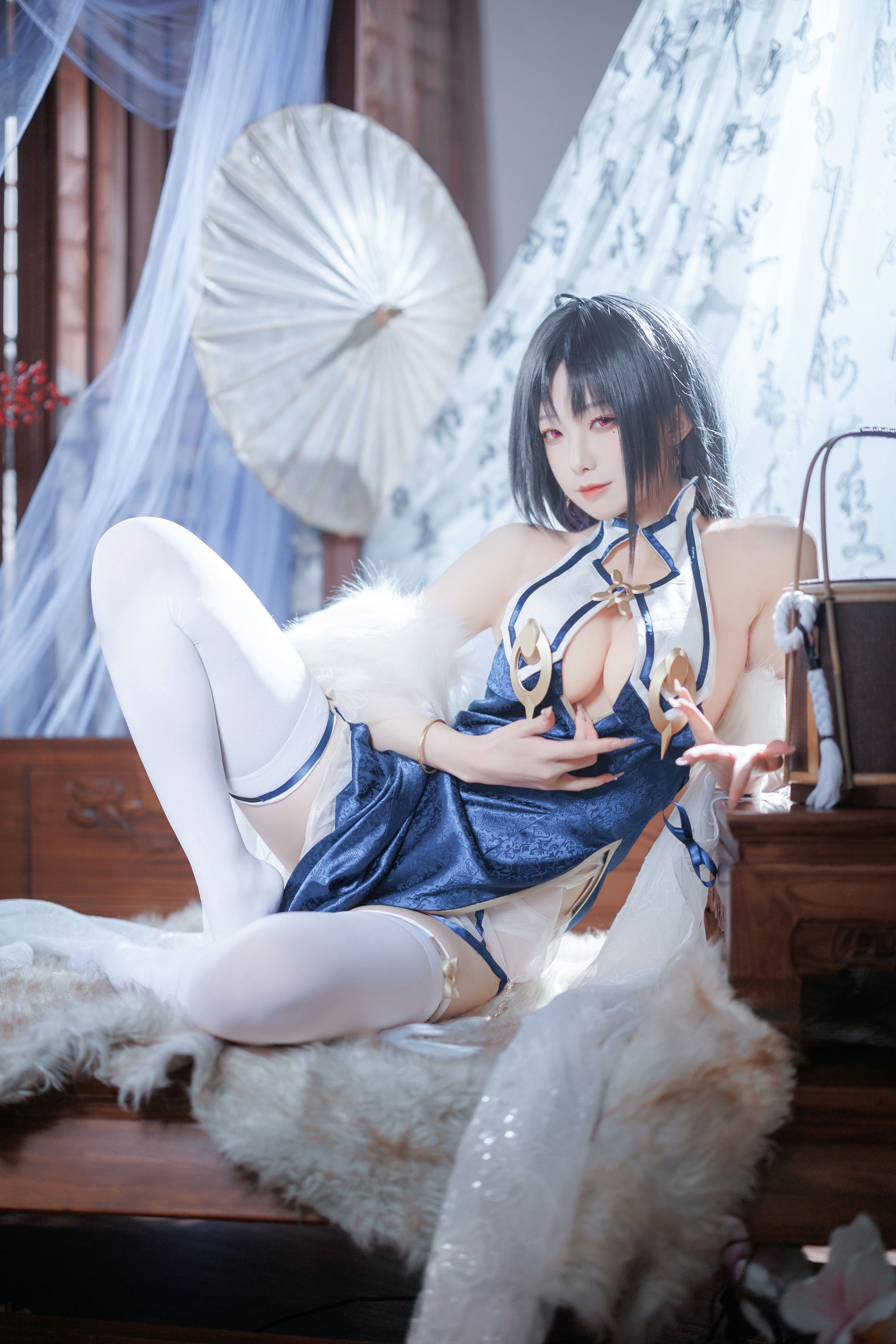 【封疆疆v】碧蓝航线 定安旗袍 [37P-506MB] - 猫爪