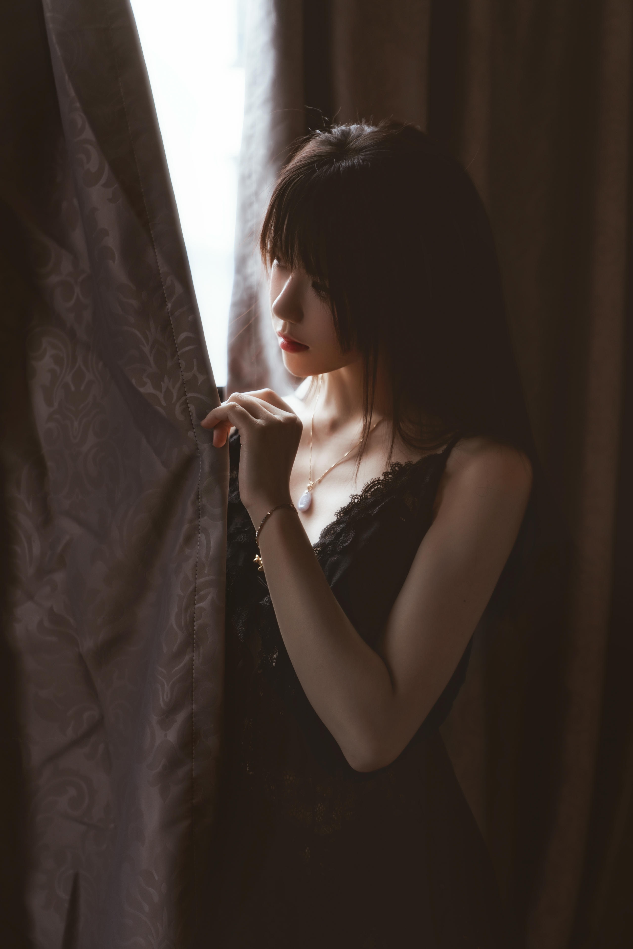 【桜桃喵】黑 睡衣 [21P-163MB] - 猫爪