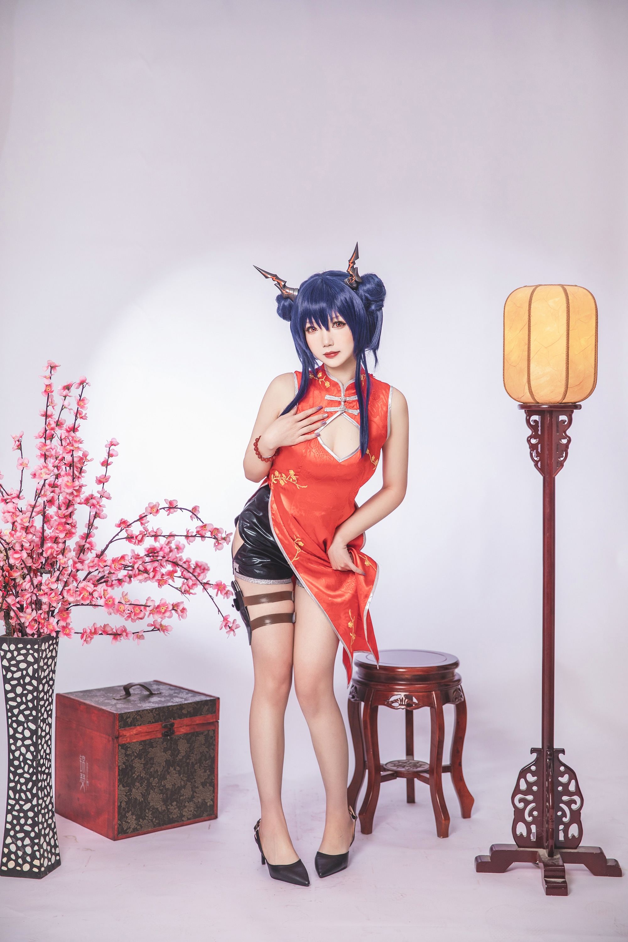 雪晴Astra- 明日方舟 陈 旗袍 [18P-56MB] - 柚子肉