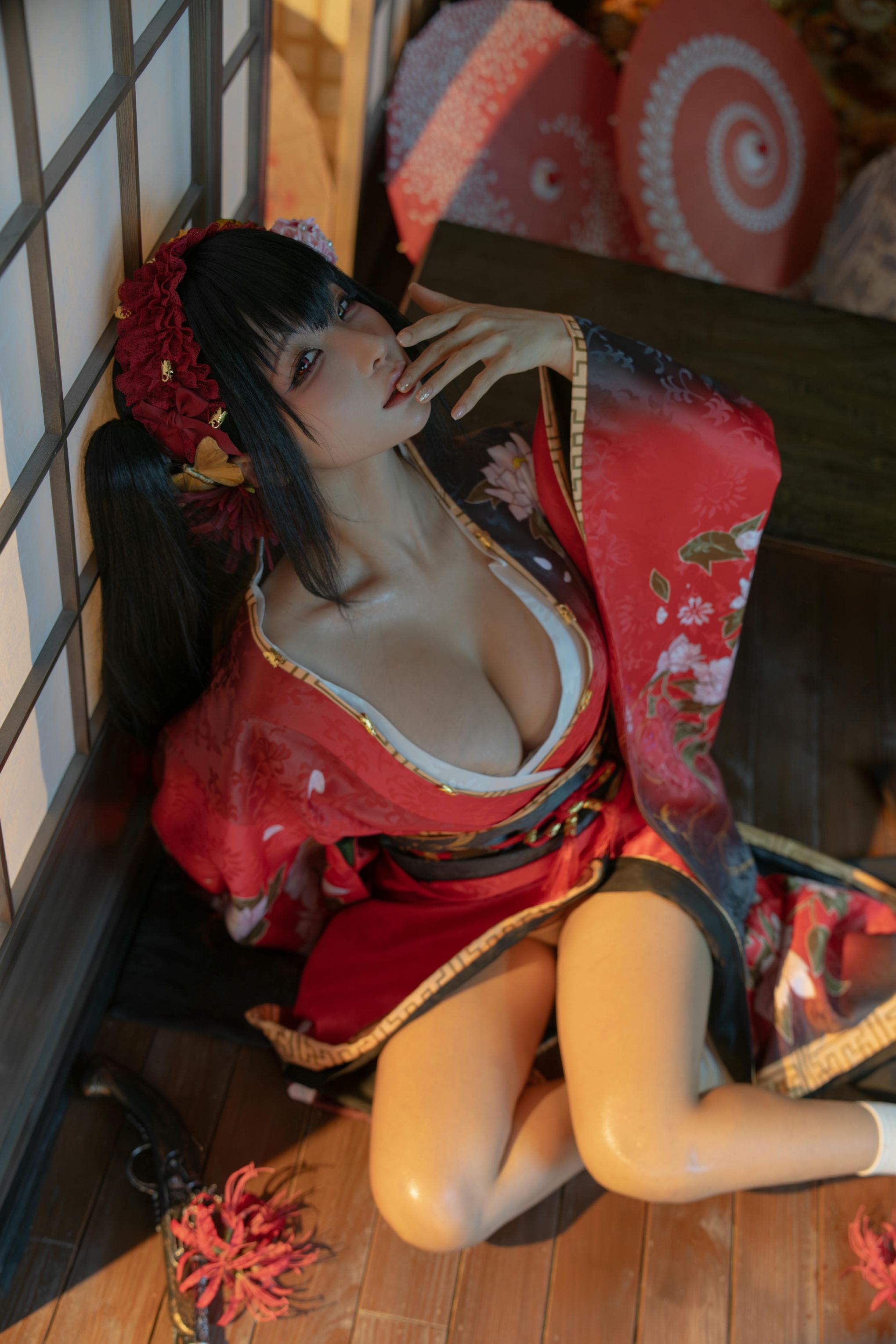 蠢沫沫-狂三和服cos [261P9V-2.40GB] - 柚子肉