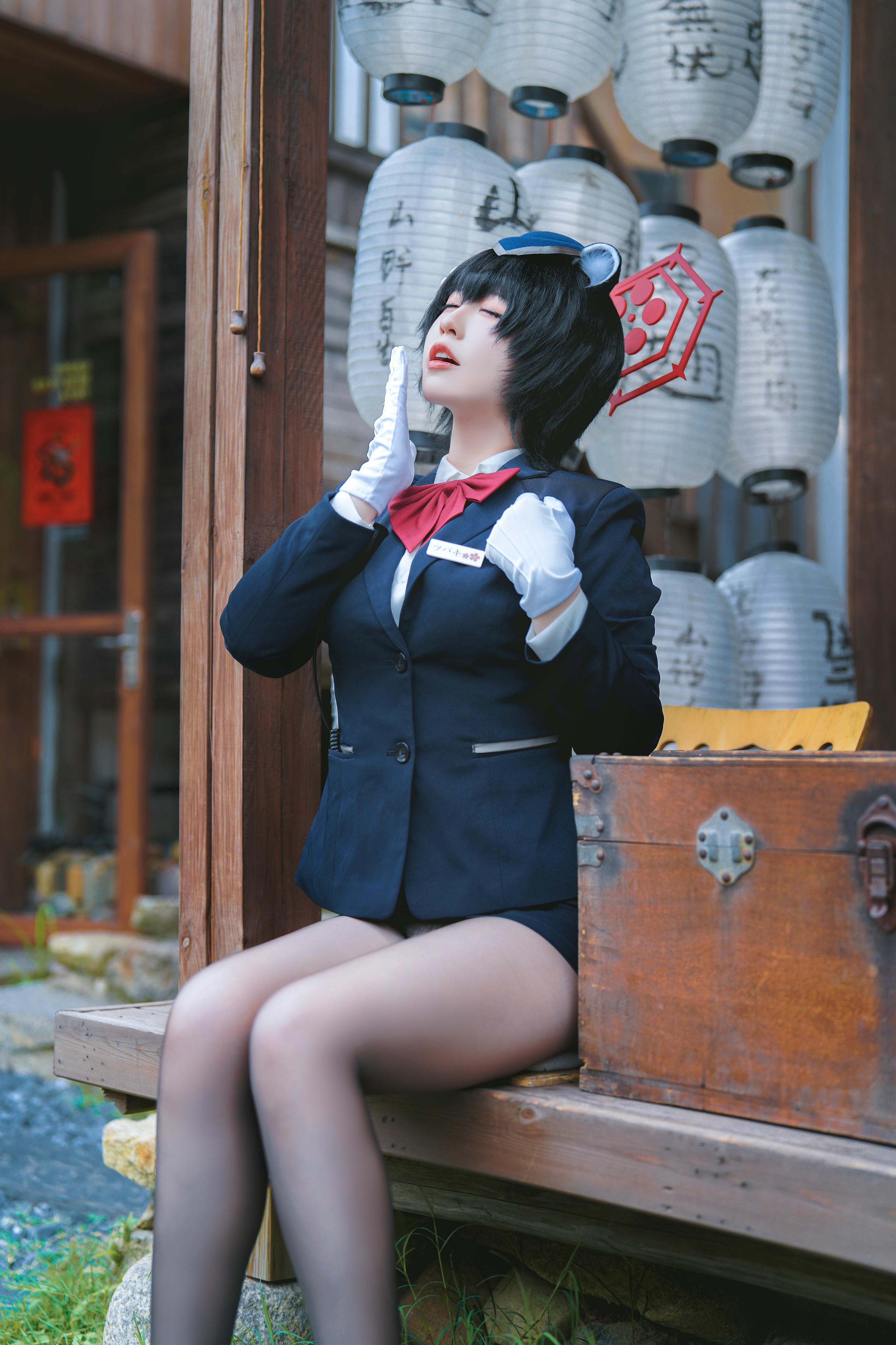 【半半子】蔚蓝档案 导游椿 [86P6V-593MB] - 猫爪