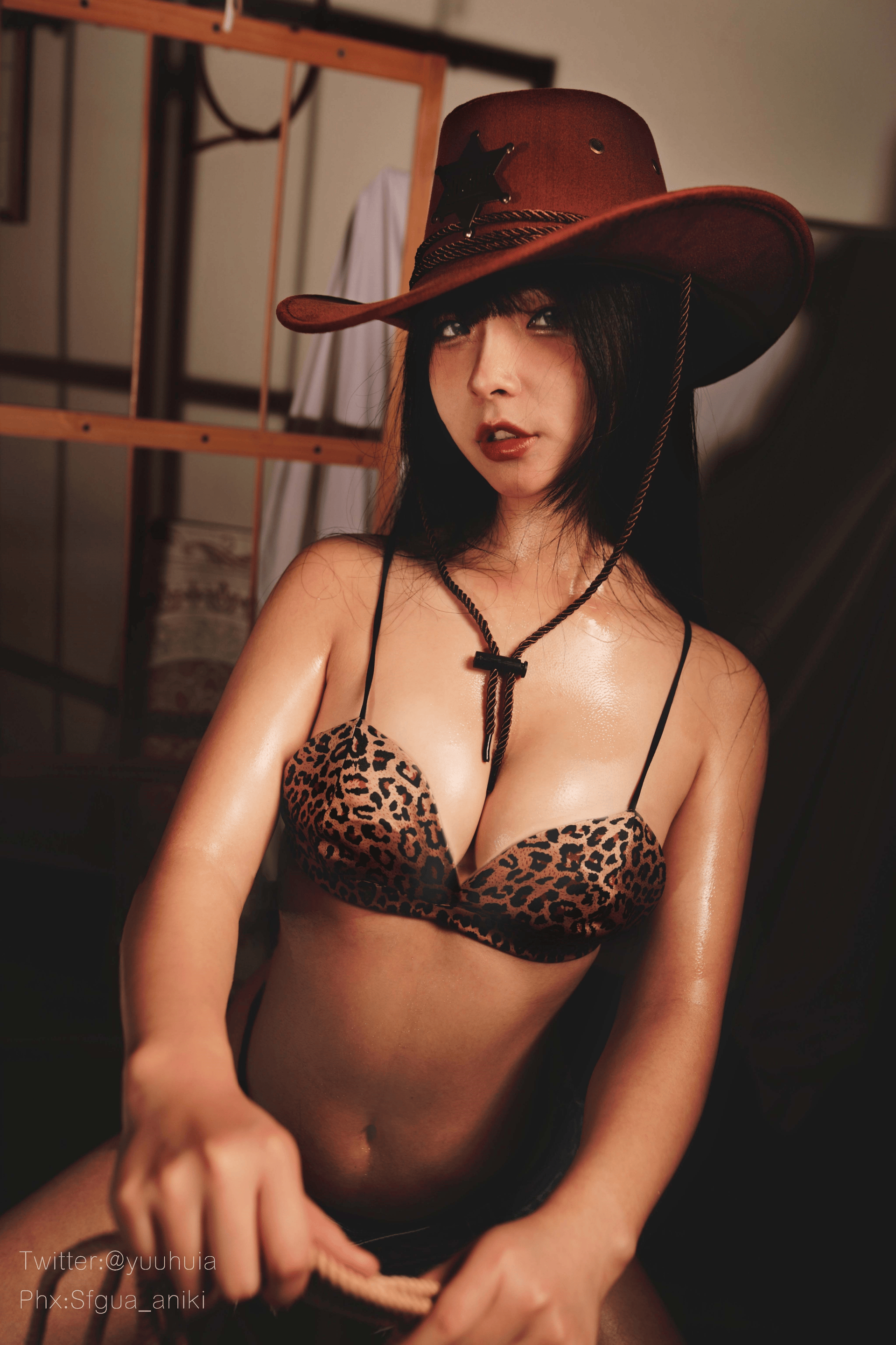 【yuuhui玉汇】豹纹牛仔 [25P-338MB] - 猫爪