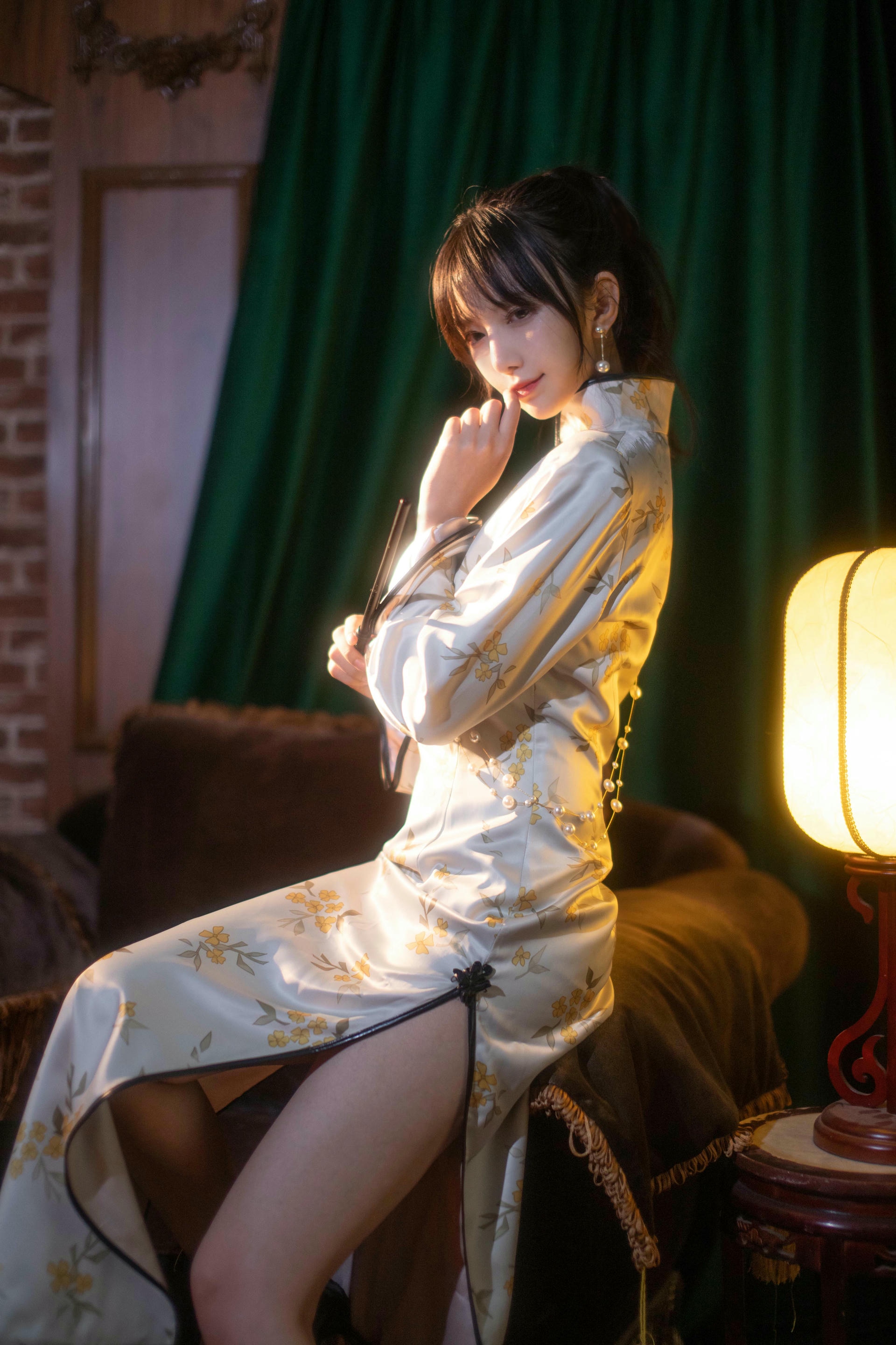 【Shika小鹿鹿】中秋旗袍 [12P-94MB] - 猫爪