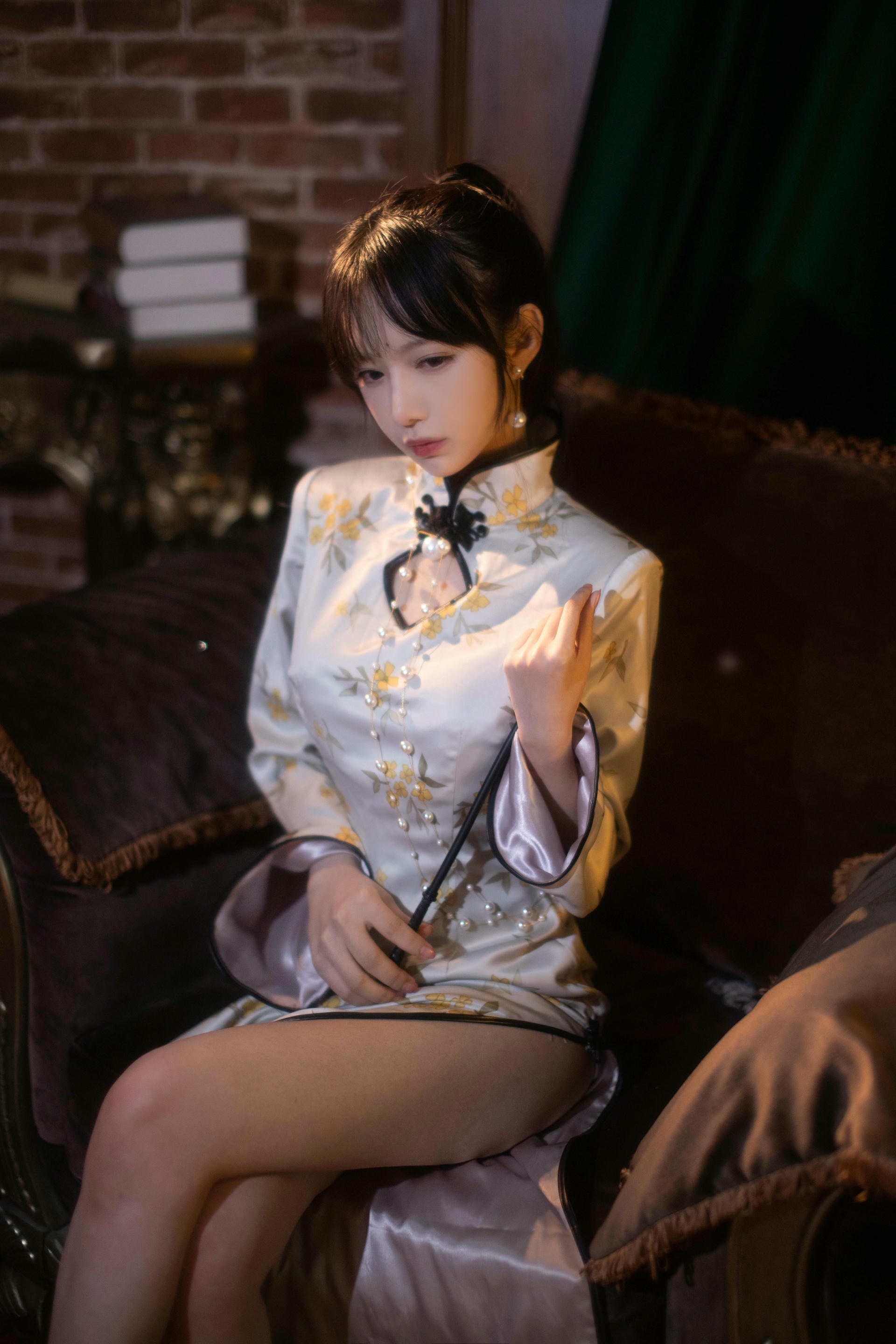 【Shika小鹿鹿】中秋旗袍 [12P-94MB] - 猫爪