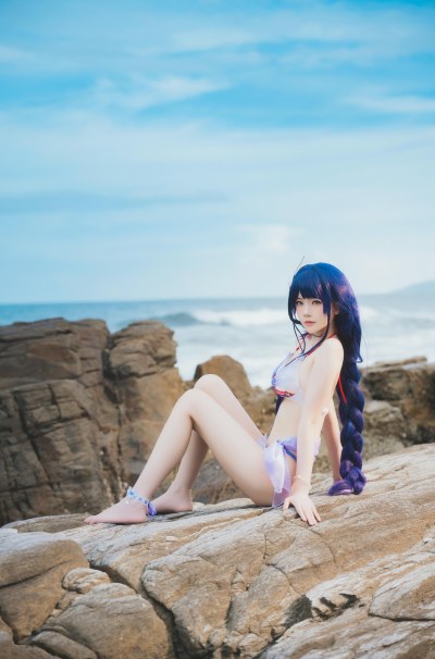 桜桃喵-雷电将军【泳装】 [28P-219MB] - 柚子肉