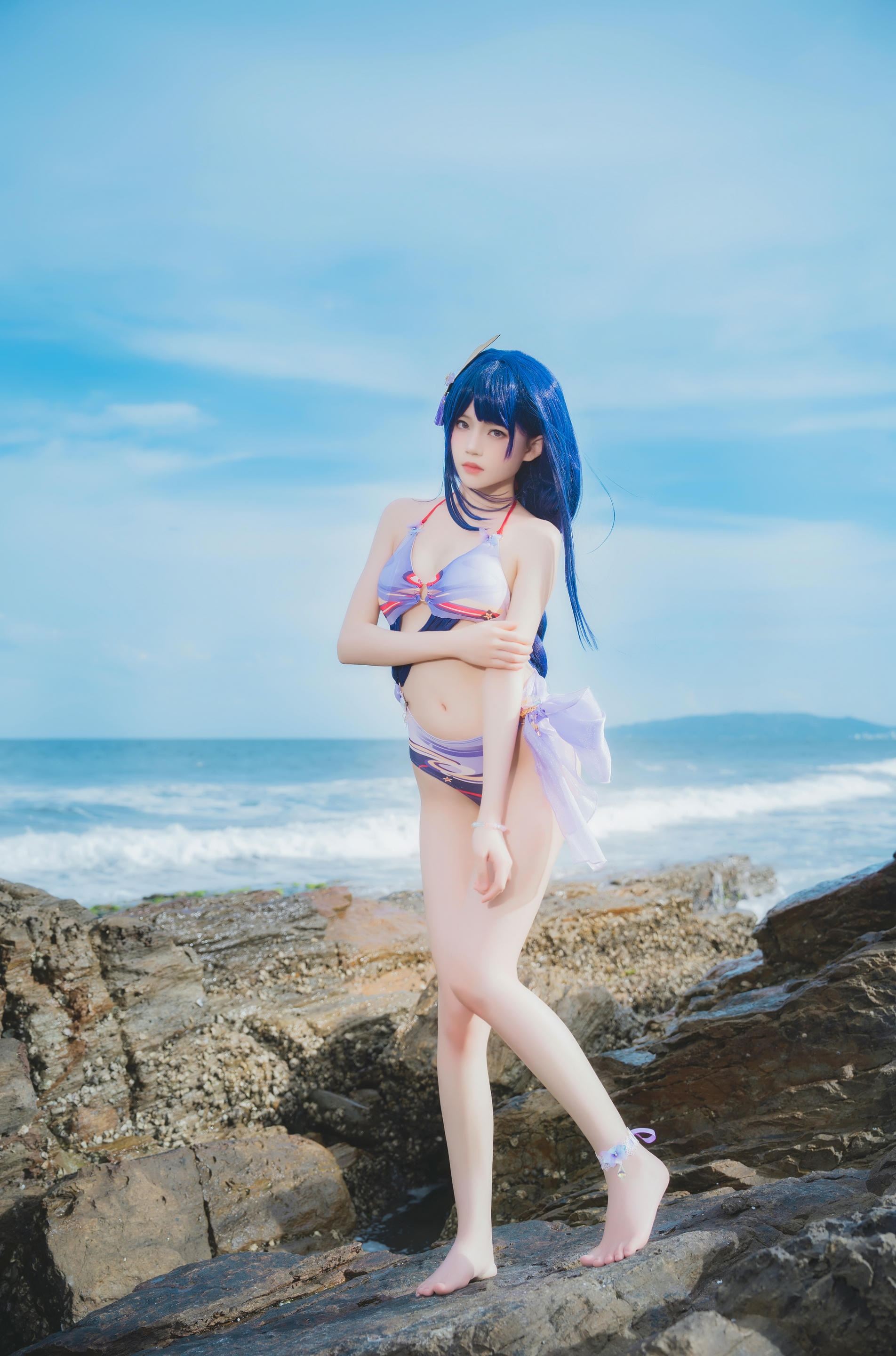 桜桃喵-雷电将军【泳装】 [28P-219MB] - 柚子肉