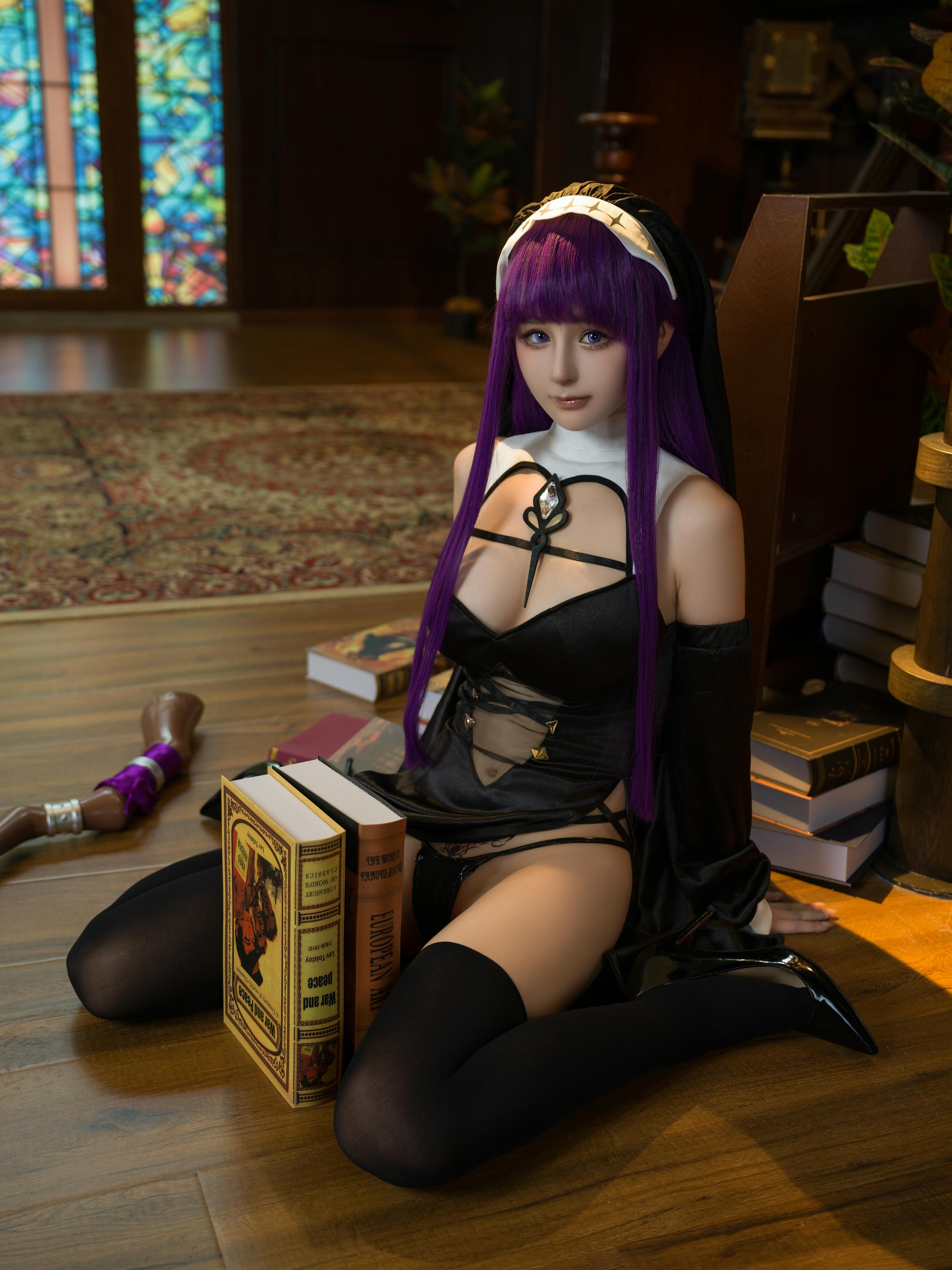 【宁宁子同学(桜井宁宁)】葬送的芙莉莲 黑菲伦 [88P-3.95GB] - 猫爪