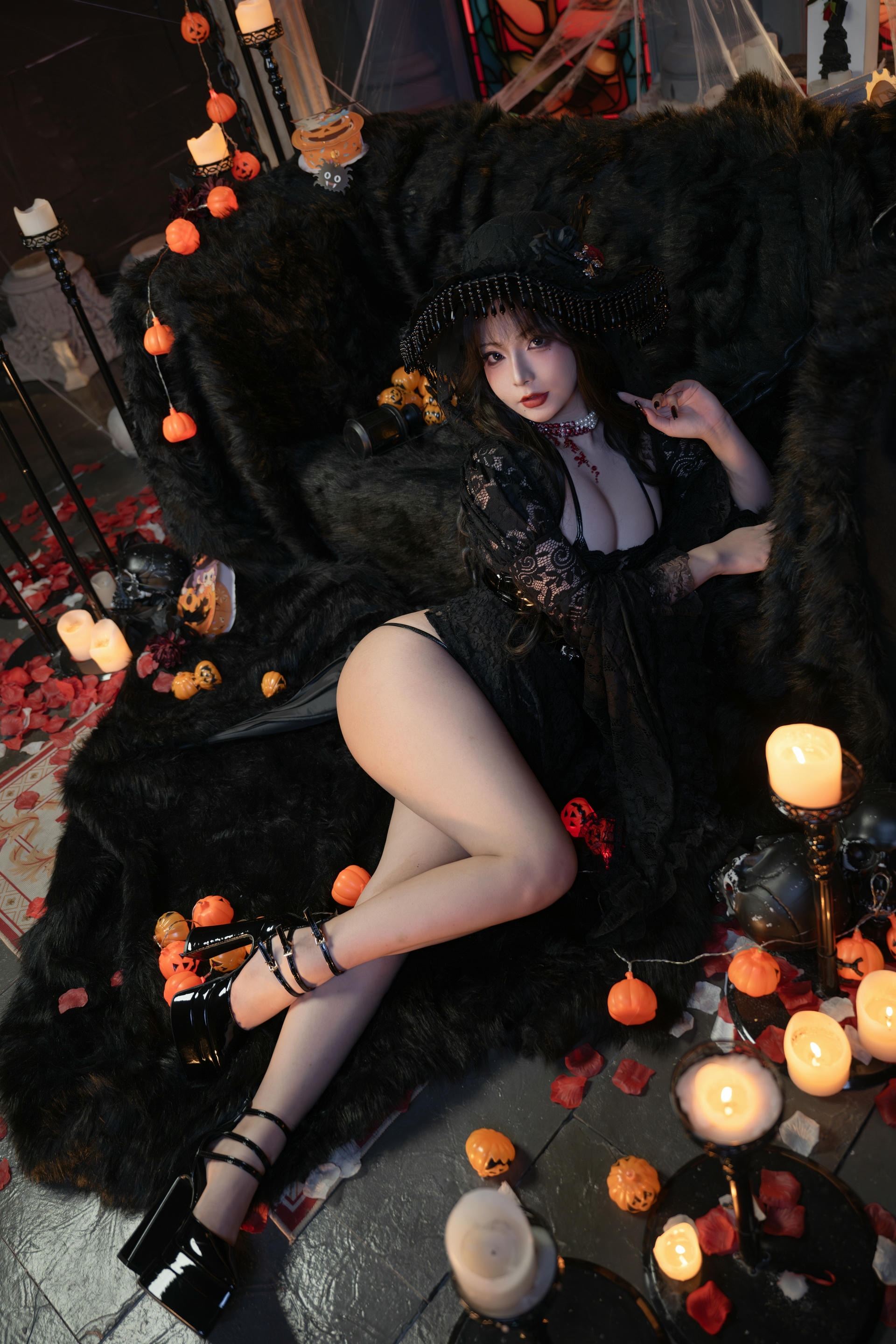 yuuhui玉汇-24年Vol.31 万圣节特辑 魔女狂欢夜 [133P1V-948MB] - 柚子肉