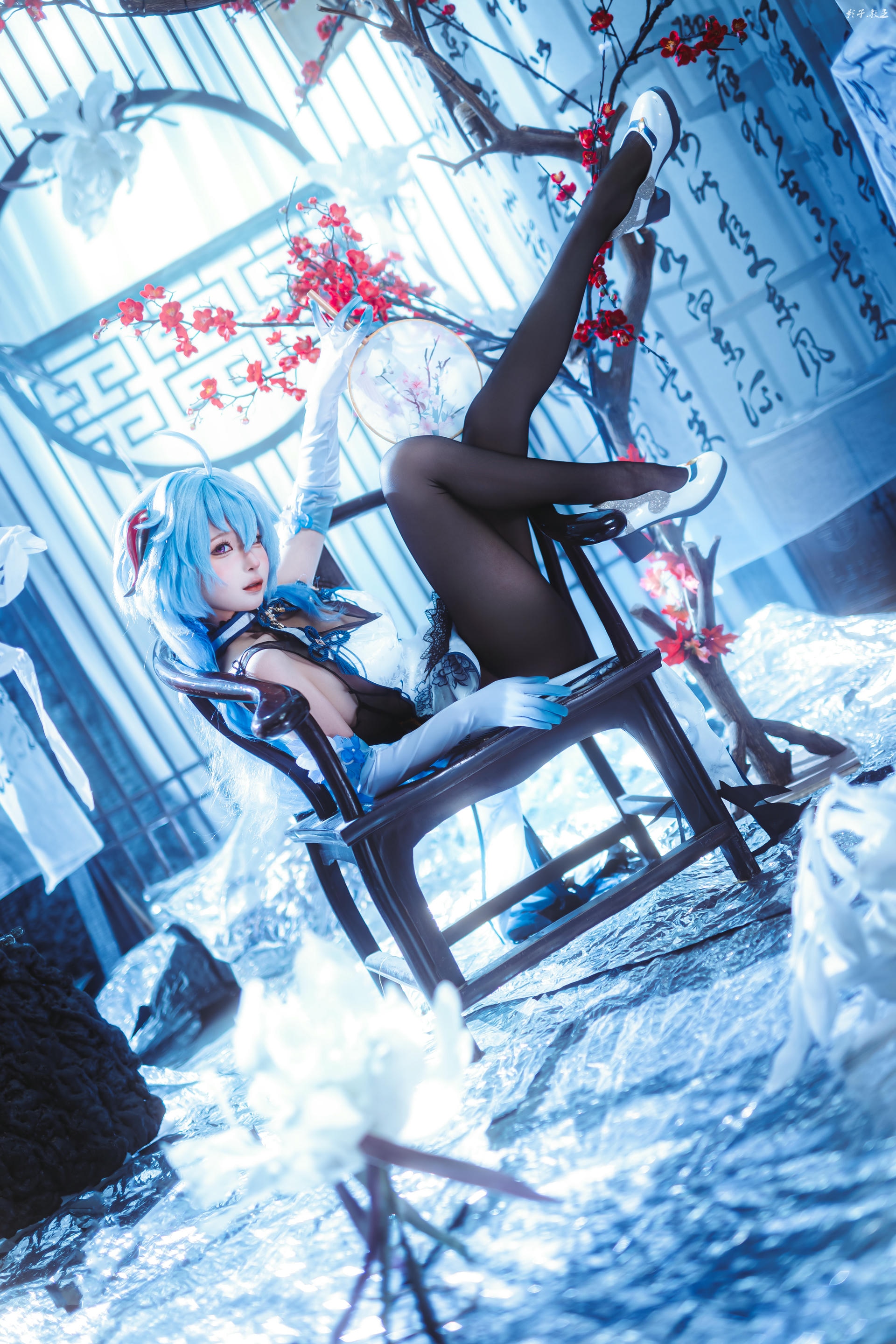 【蠢沫沫】2024年会员 教主-甘雨旗袍 [27P-256MB] - 猫爪