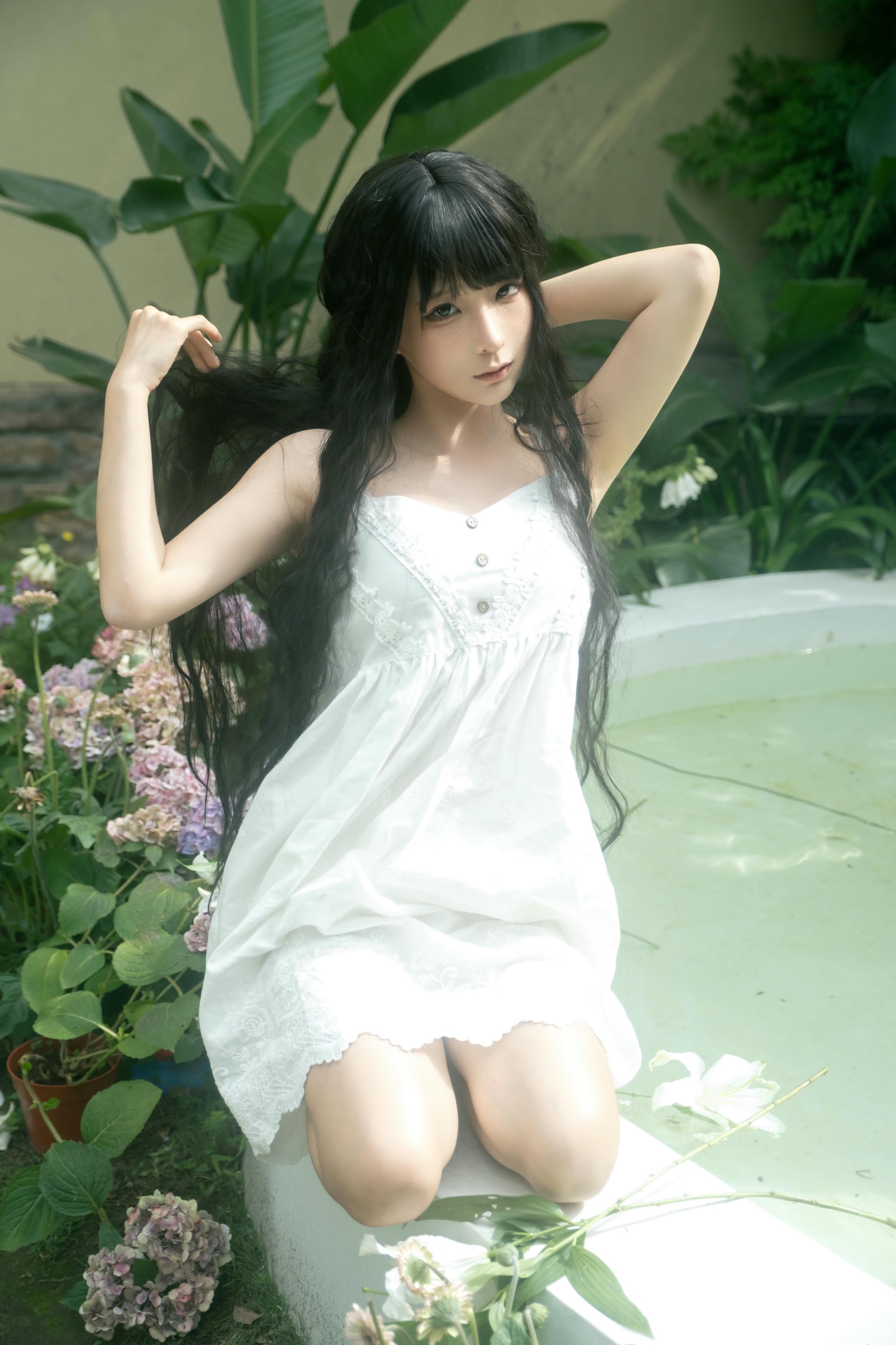 【蠢沫沫】2024年会员 皮皮-白吊带 [36P-386MB] - 猫爪