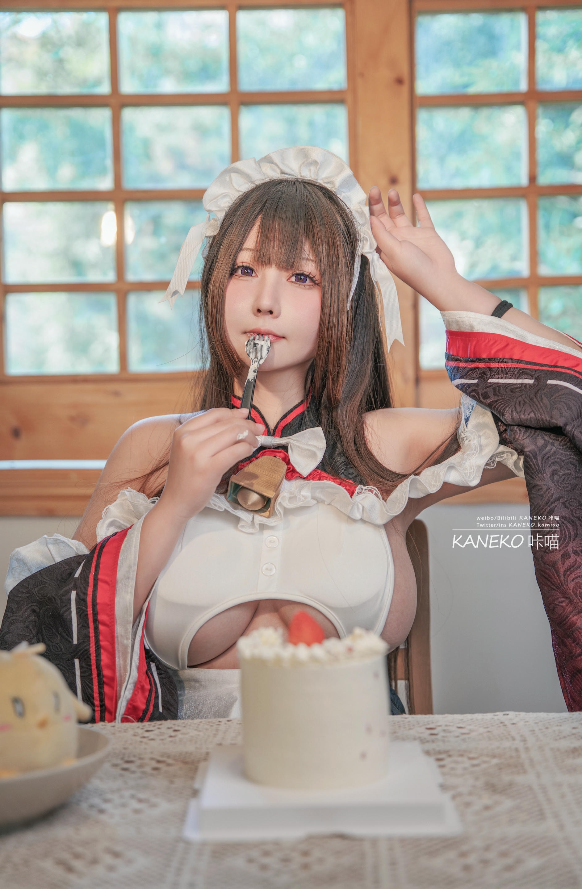 【KANEKO咔喵】碧蓝航线 樫野 牛牛女仆 [35P2V-898MB] - 猫爪