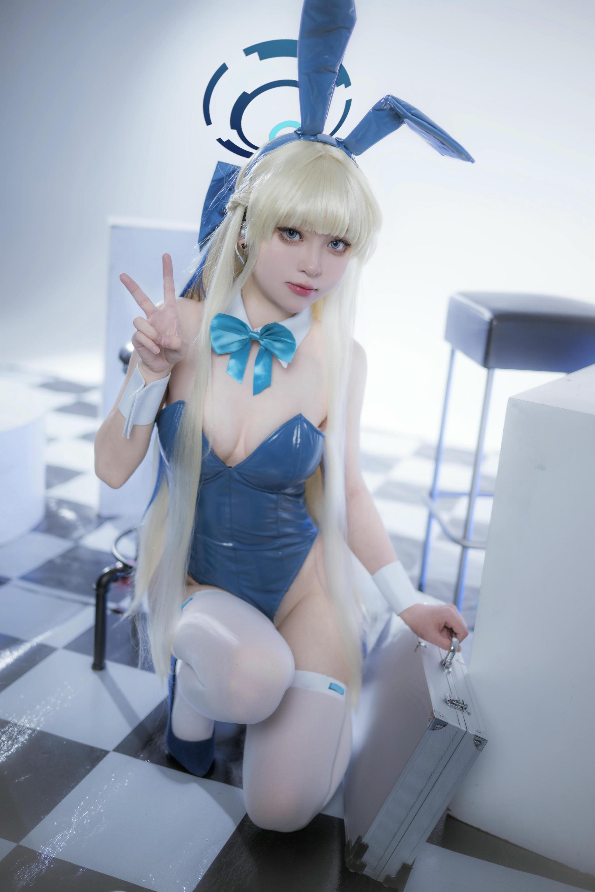 矢量鱼-蔚蓝档案 飞鸟马时兔女郎 [34P-251MB] - 柚子肉