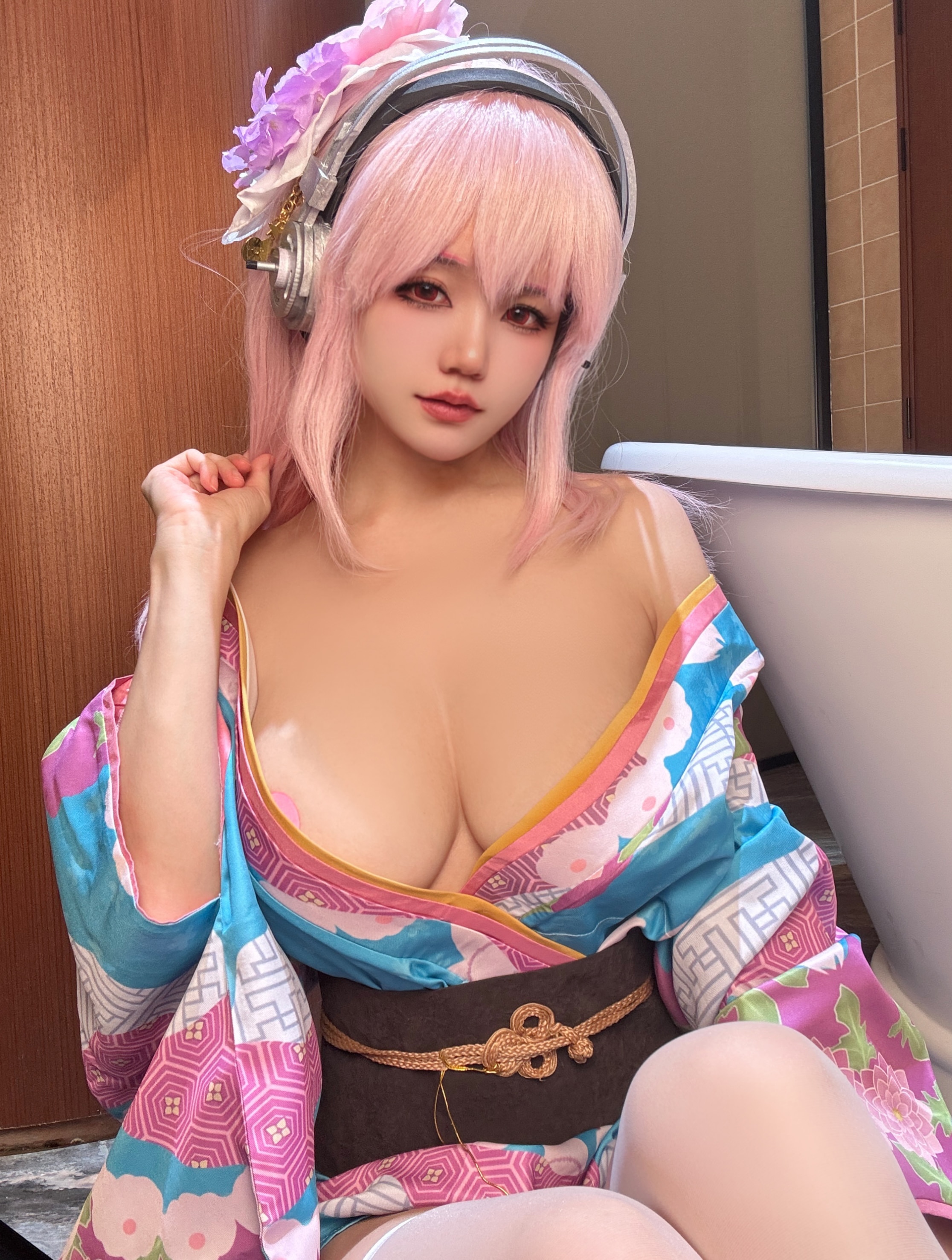 【小仓千代w】索尼子浴袍 [55P-145MB] - 猫爪