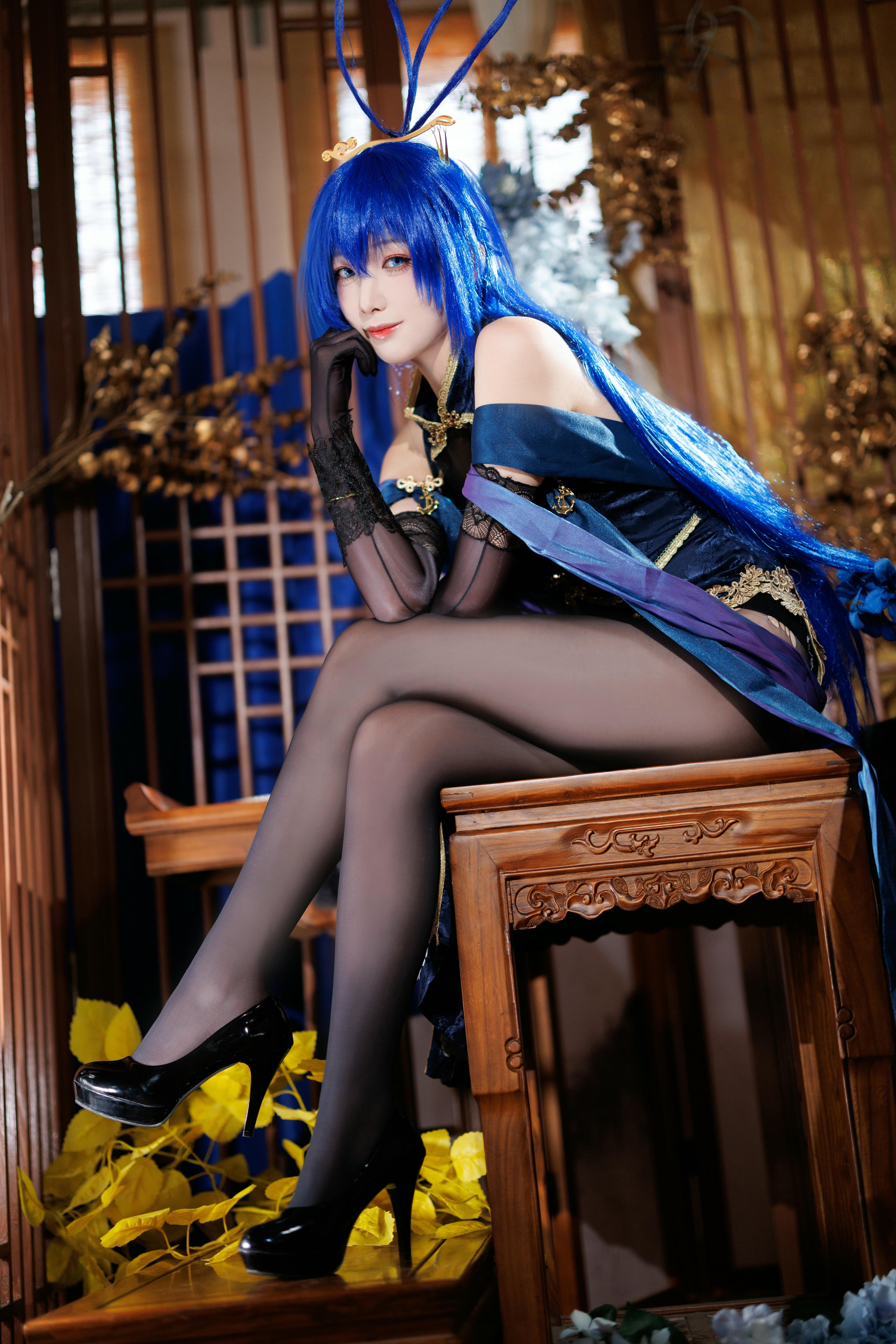 【封疆疆v】碧蓝航线 花园旗袍 [40P-742MB] - 猫爪