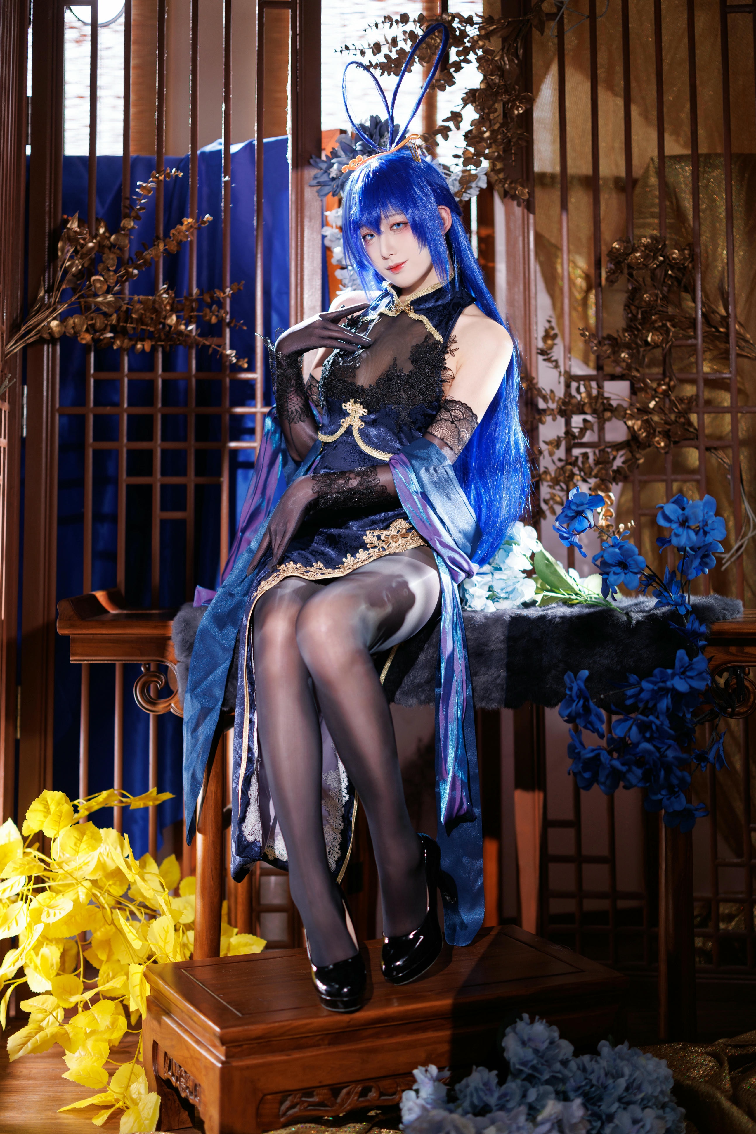 【封疆疆v】碧蓝航线 花园旗袍 [40P-742MB] - 猫爪